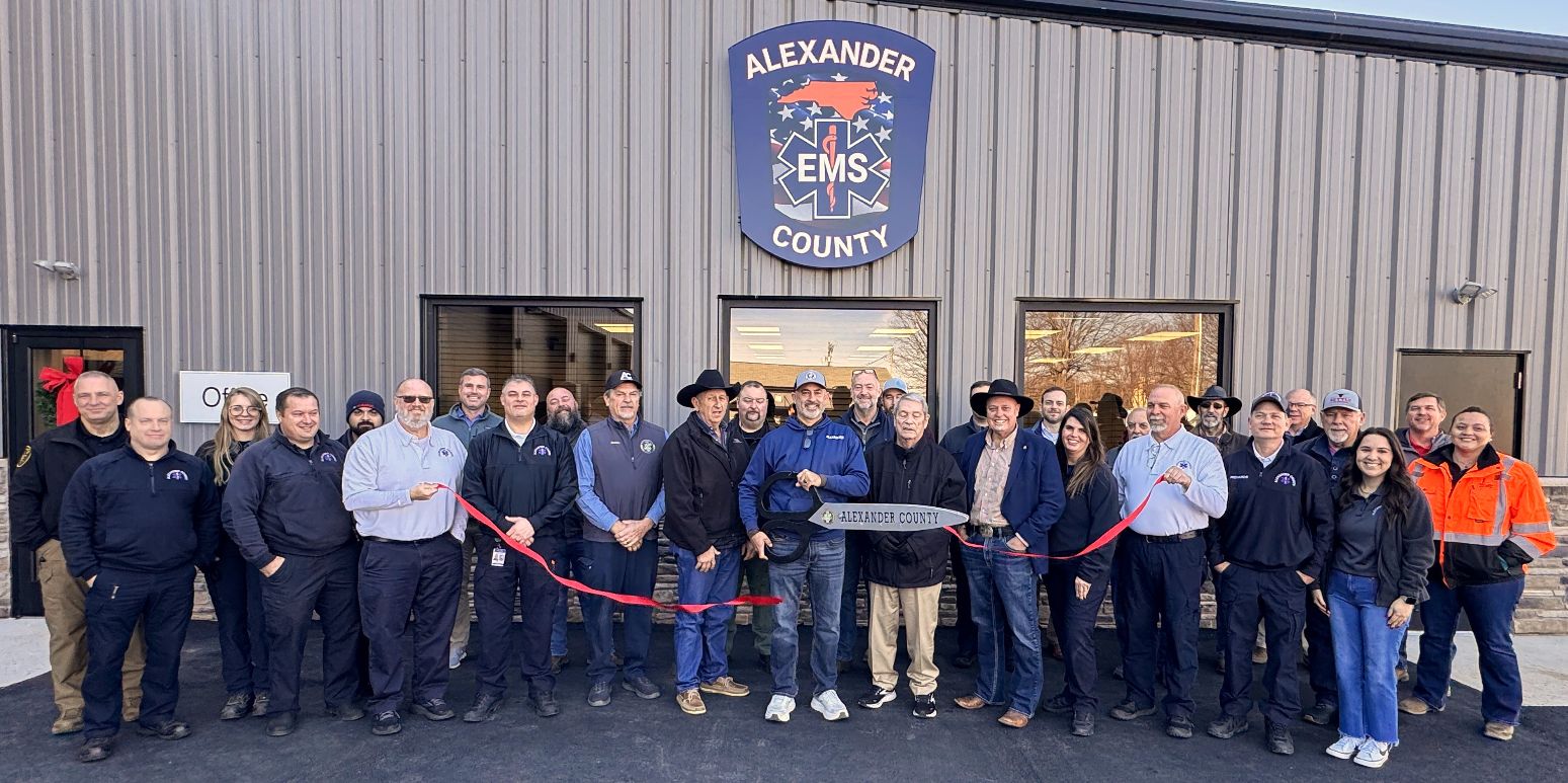 Alexander County Celebrates Grand Opening Of Expanded EMS Station #1