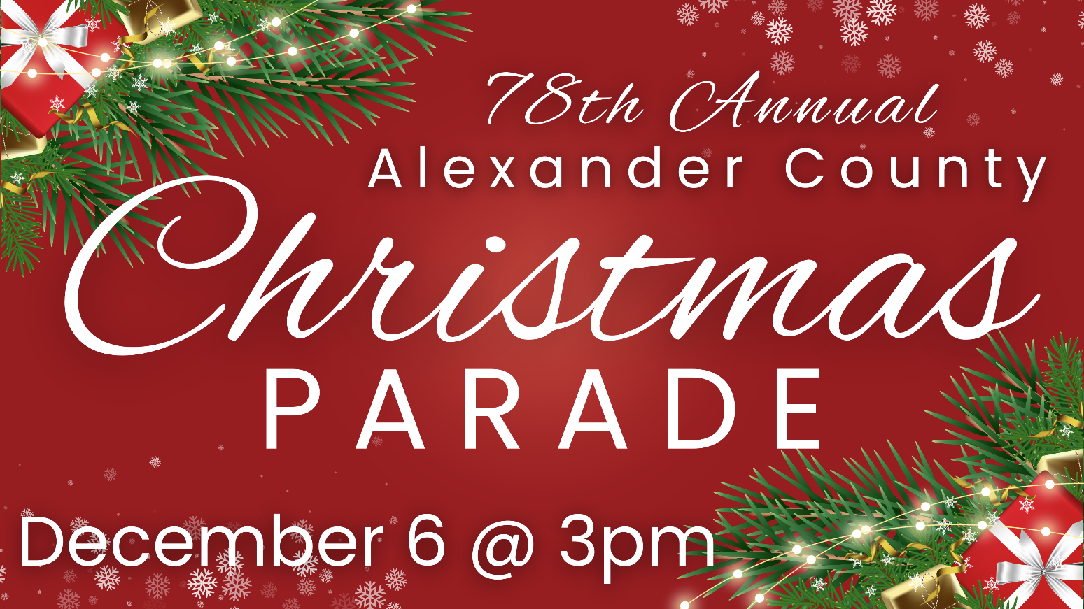 Nominations Being Accepted For 2025 Alexander County Christmas Parade ...