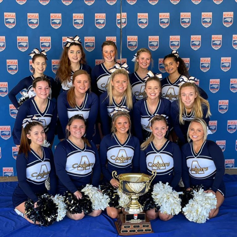 Cougar Cheerleaders Place Second In State Competition