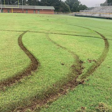Bandys Football Field Damage