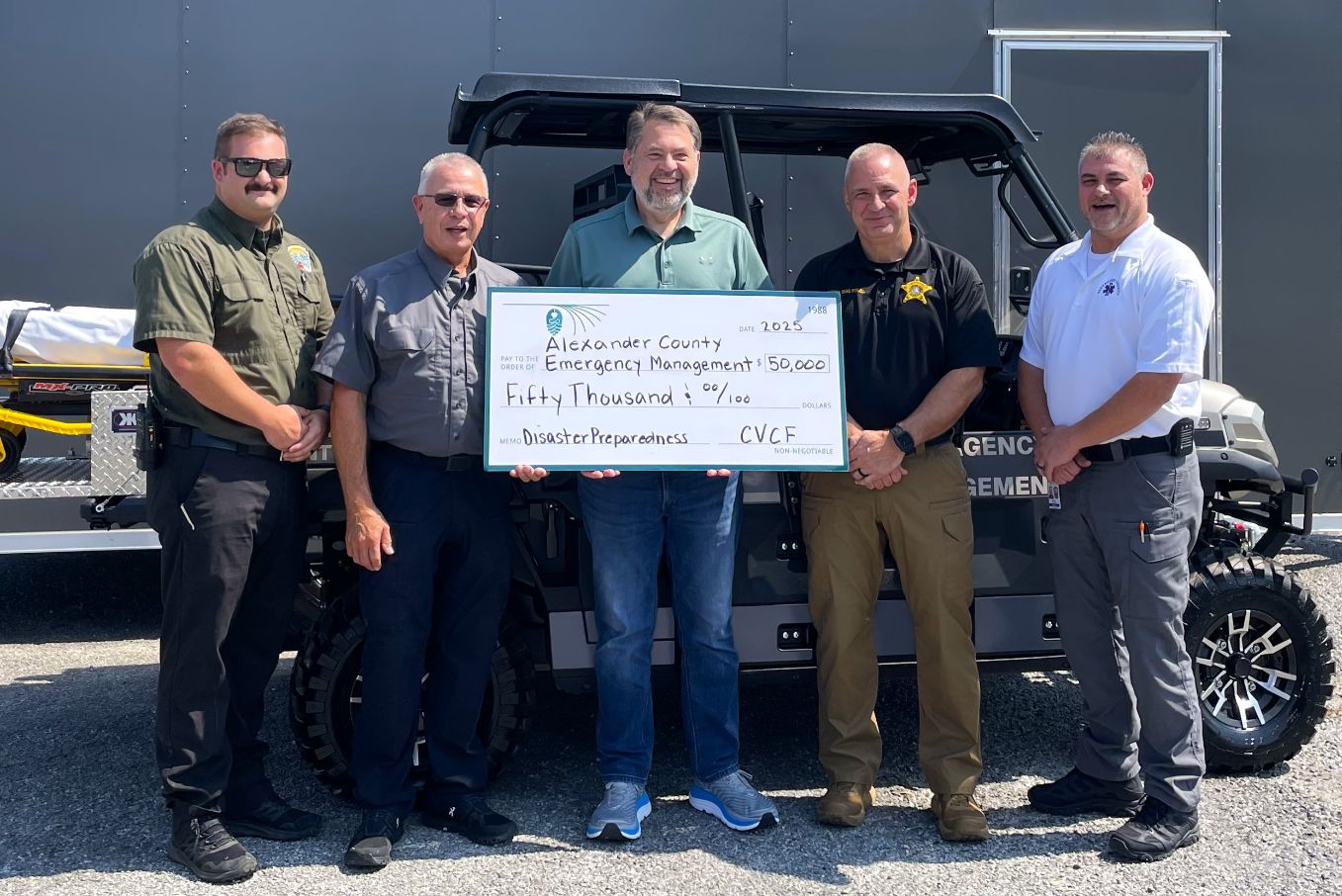 Alexander County Emergency Management Gets New Utility Terrain Vehicle ...