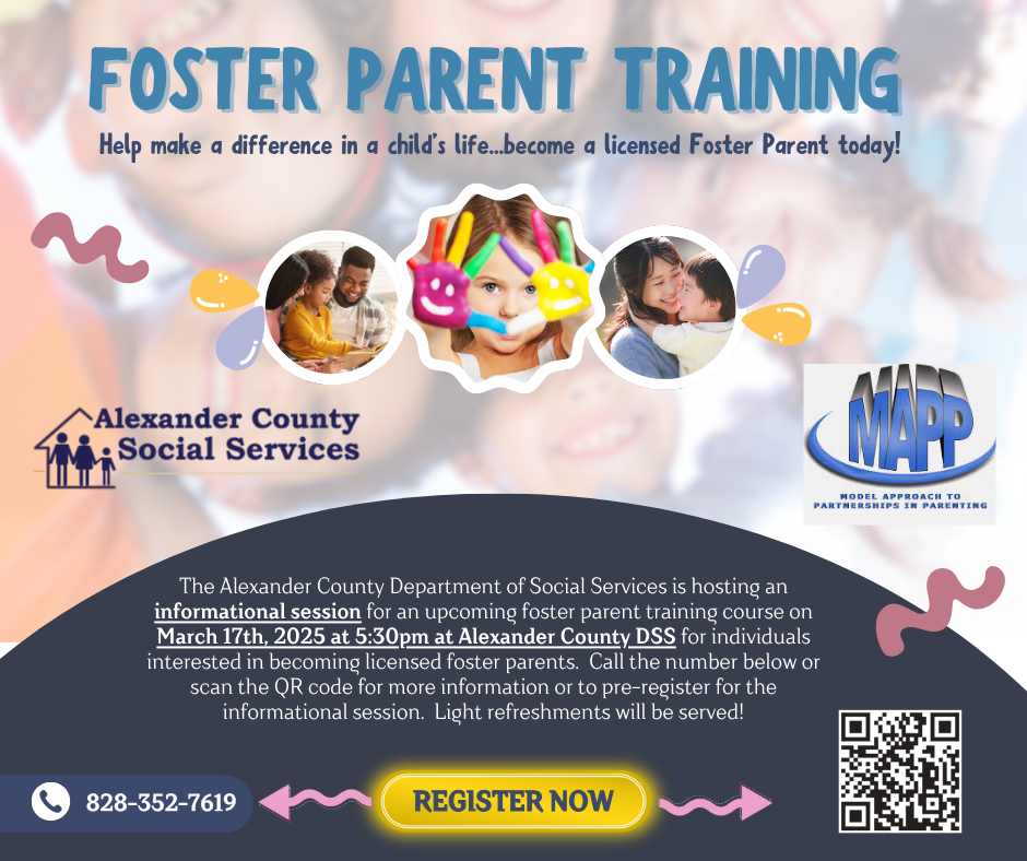 Foster Parent Information Set Set For March 17th
