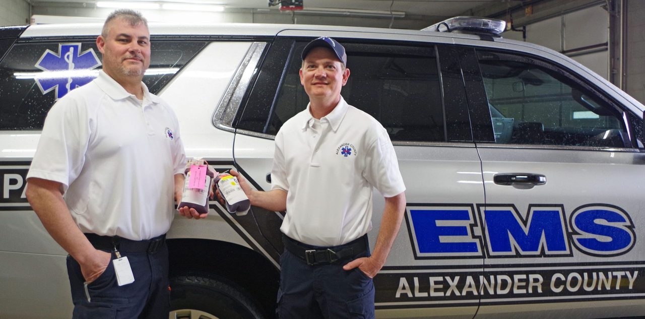 Alexander County EMS Now Has Whole Blood Available For Trauma Patients