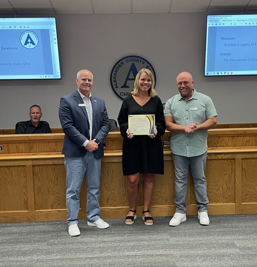 Carrie Head Honored By Alexander County Schools