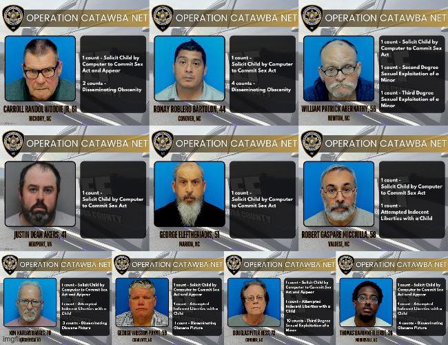 Ten Suspects Arrested In Operation Catawba Net